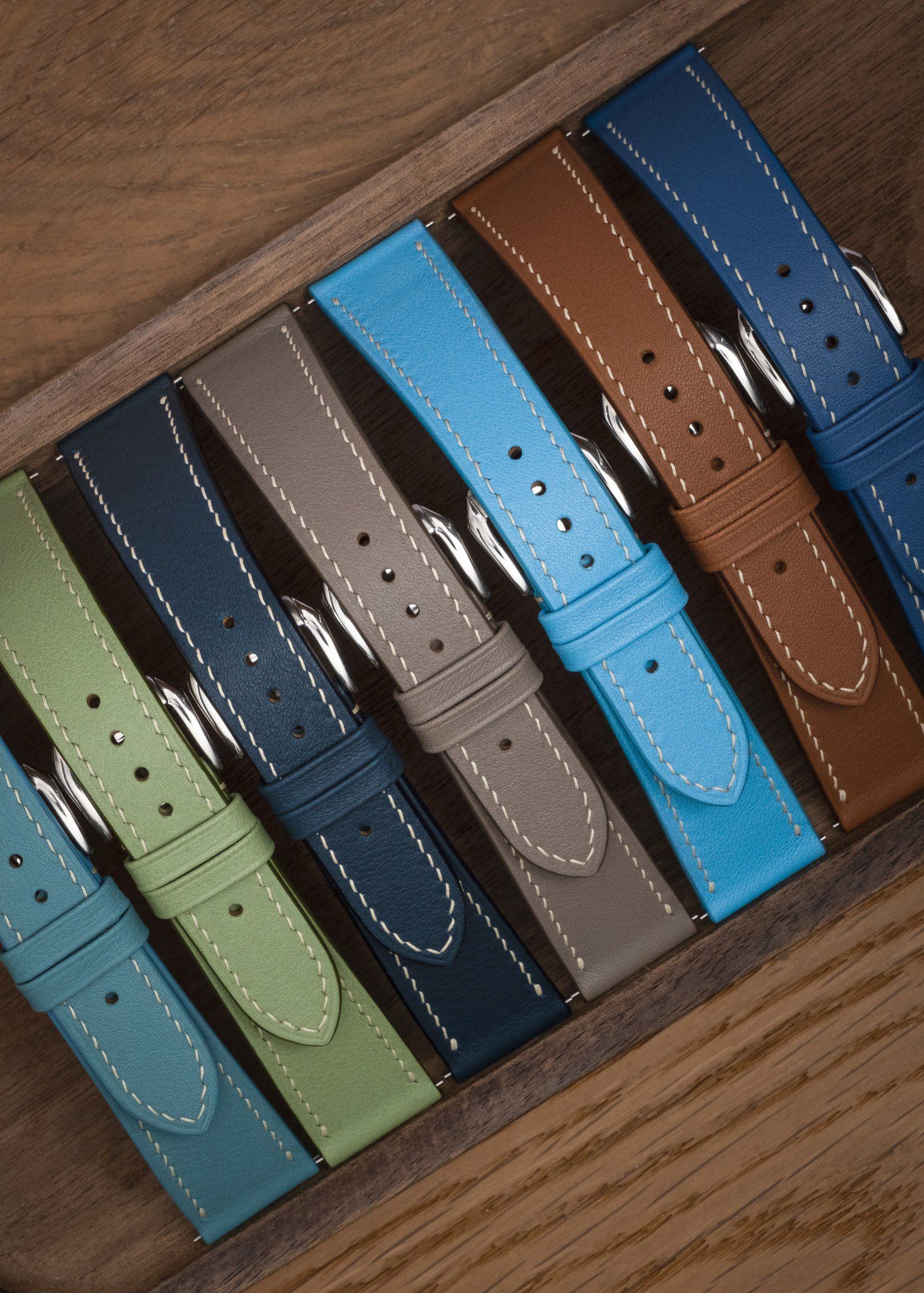 Olive Green Swift Calf Watch Strap – LUXOR | Handmade Leathers